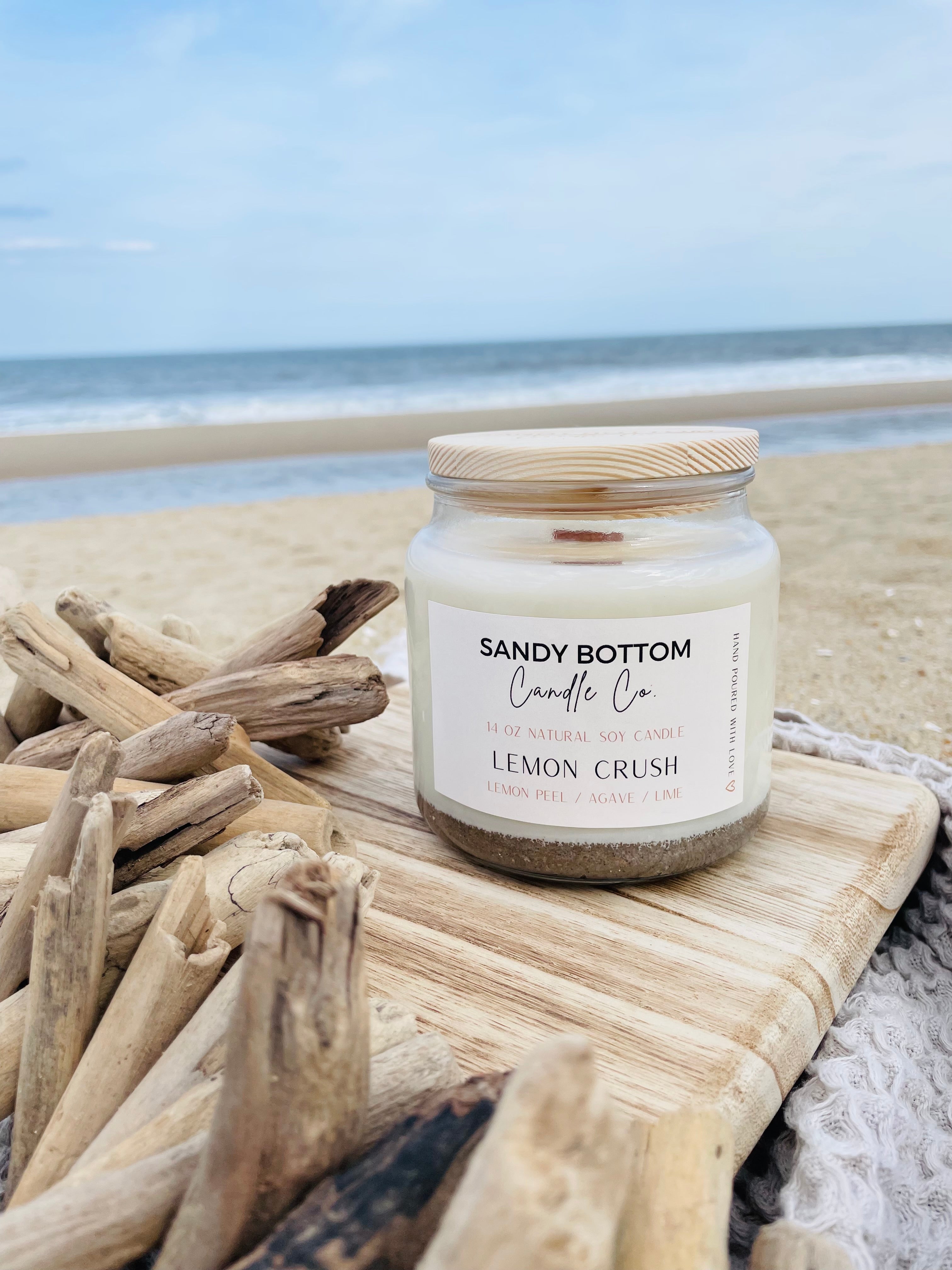 Lemon Crush 14 oz Soy Candle – sandybottomcandle